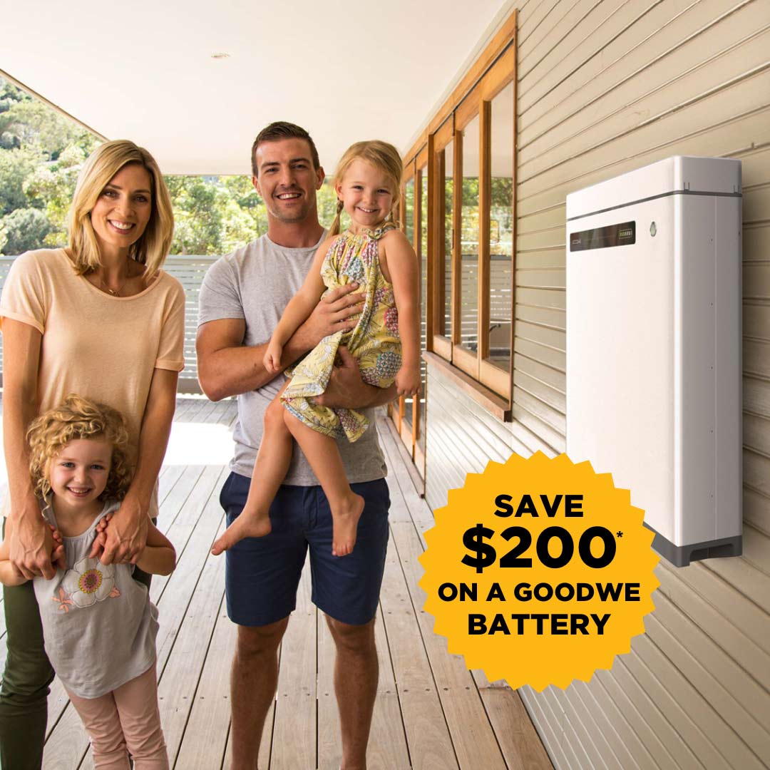 Save $200 on a GoodWe Battery - Solahart Sydney